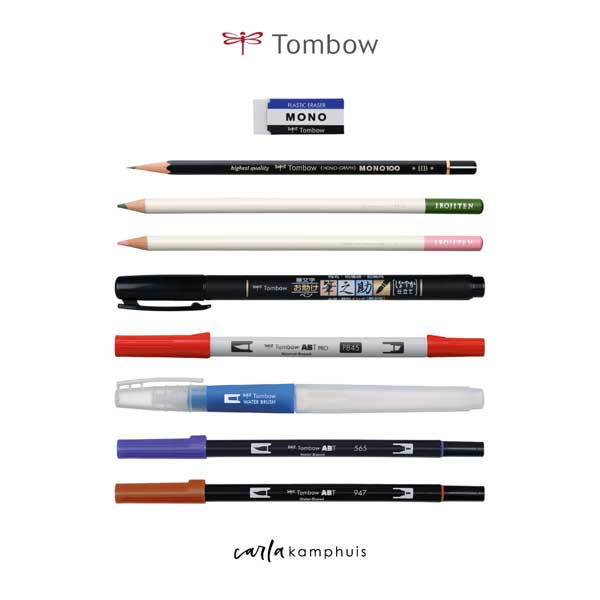 Tombow Urban Sketching Set Bestel Je Bij Carla Kamphuis